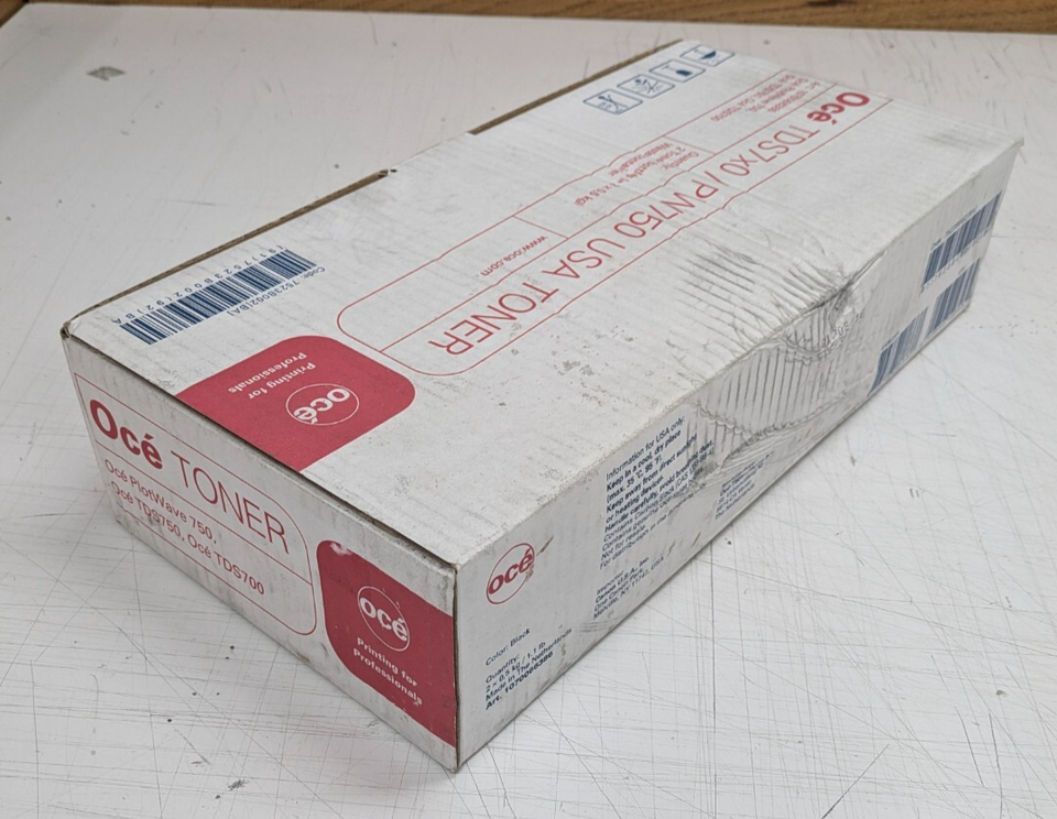 Océ PlotWave TDS7x0/PW750 Black Toner Cartridges Genuine 1070066386 ...