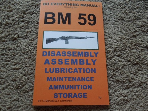 Beretta BM 59 .308 or 7.62mm Nato Rifle Collector Book 31 Pages | eBay