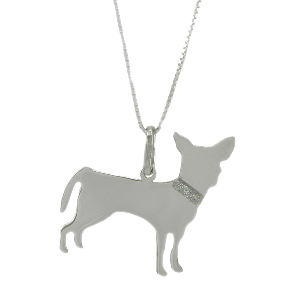 Necklace With Pincer Pinscher Breed Dog Pendant Silver 925 Free ...