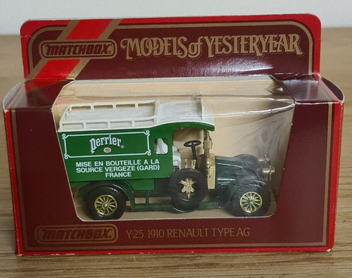 Matchbox Models Of Yesteryear Y25, 1910 Renault Type AG Perrier Van ...