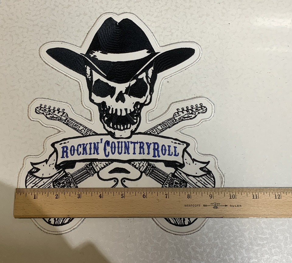CUSTOM MADE Embroidered Rockin Country Roll Patch | eBay