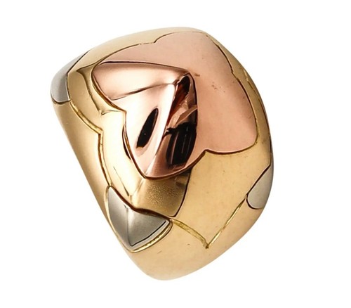 Bvlgari Pyramid Tri Color 18K Gold | eBay