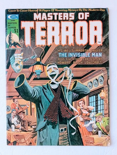 Masters of Terror 2 1975 Magazine Invisible Man Marvel Horror Comic | eBay