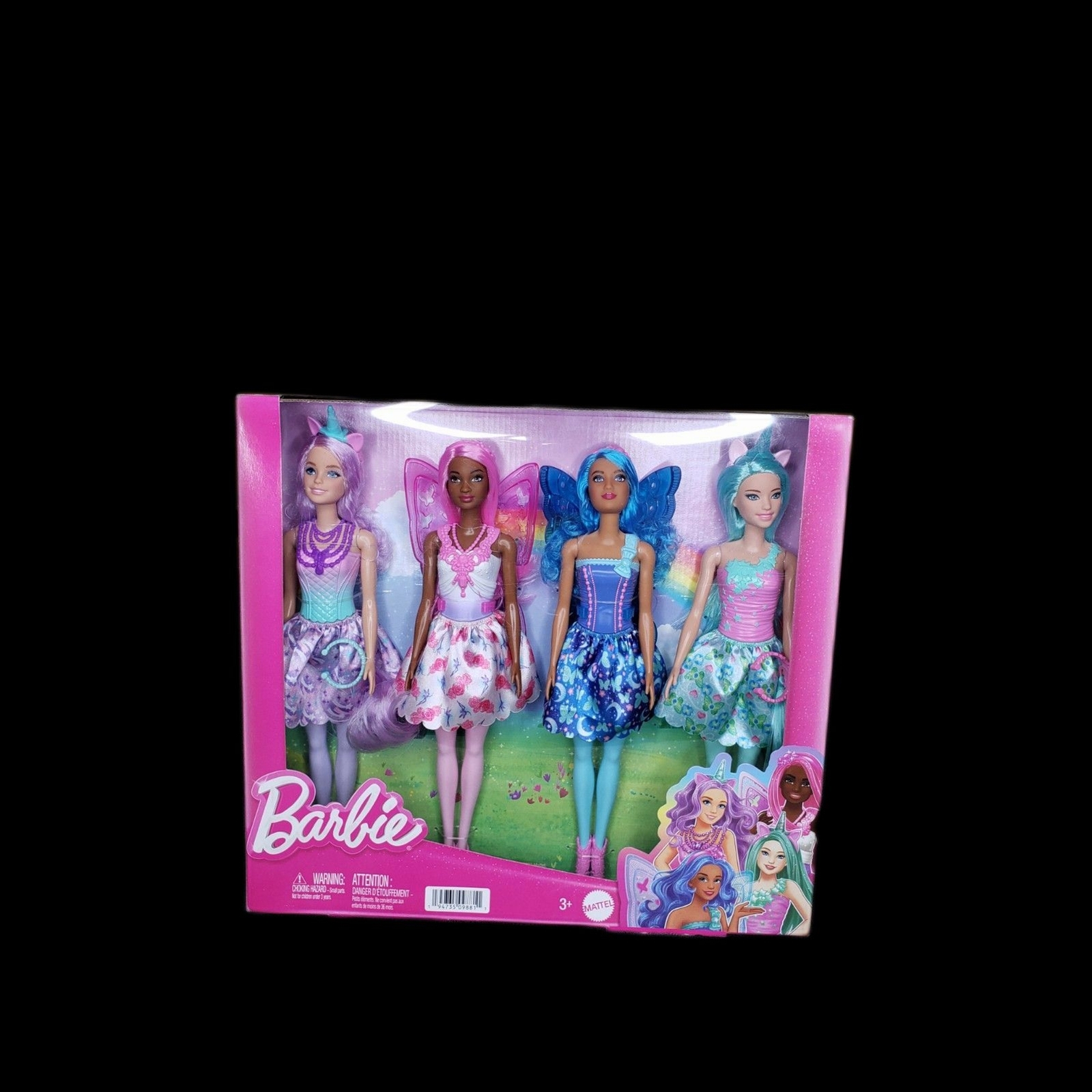 Barbie Fairytale Multipack Barbie Set of 4 Dolls NIB Summer Birthday ...