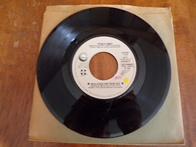 Yoko Ono Walking On Thin Ice / It Happened 1981 PROMO 45 | eBay