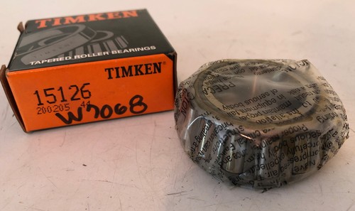 GENUINE TIMKEN 15126 TAPERED ROLLER BEARING NEW OEM | eBay