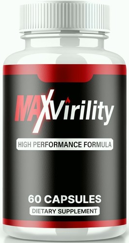 Max Virility Male Health Pills to Boost Stamina and Energy Levels 60ct ...