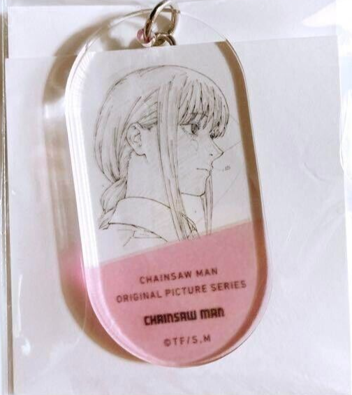 Chainsaw Man Acrylic Picture Keychain Strap Makima Fujimoto Anime b ...
