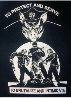 Anti Police Brutality 2 sided T shirt | eBay