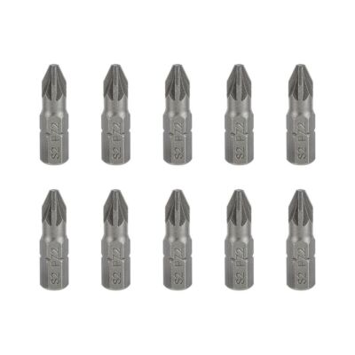 1-100 PCS IMPACT BITS PZ2 X 25MM MADE IN UK SCREWDRIVER SCREWS BIT TX20 ...