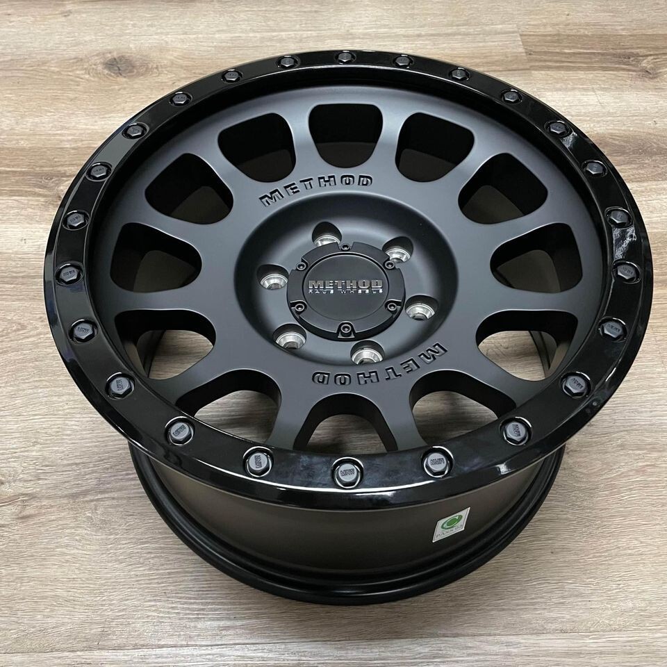 Method Wheels MR305 NV HD 17x8.5 +0 6x135 Matte Black with Gloss Black ...