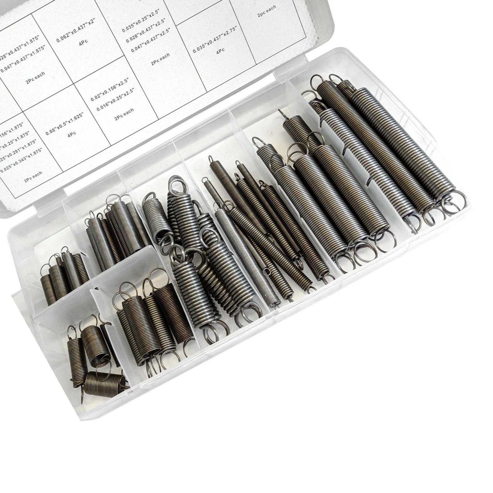54 Pcs Spring Assortment Set Extention Tension Expansion Compressed ...