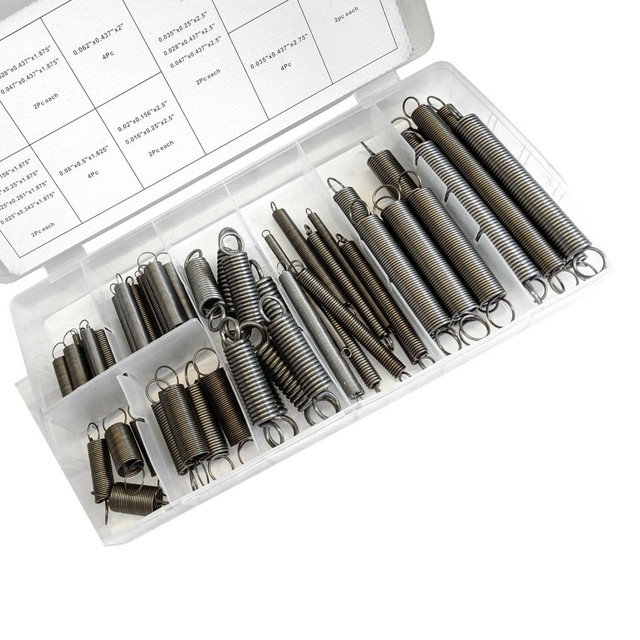 Spring Assortment Set. 54pc Extension Tension Expansion Compressed ...