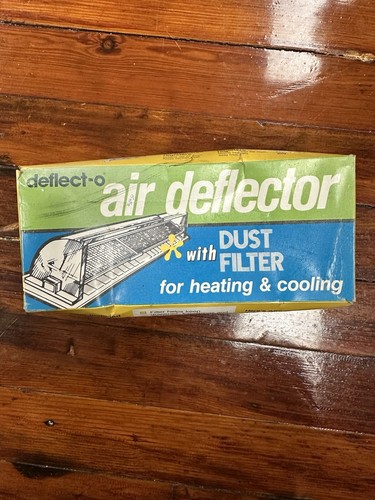 New Baseboard Air Deflector Register Deflecto Adjustable 10” W/ Filter ...