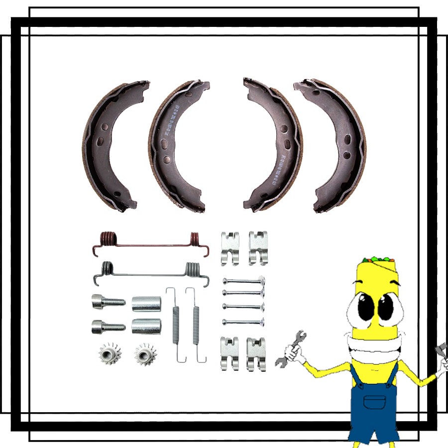 Parking Emergency Brake Shoe Hardware Kit for Ram ProMaster 3500 2014 ...