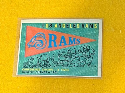 NFL Rams 1959 Topps 126 Pennant card very nice condition | eBay