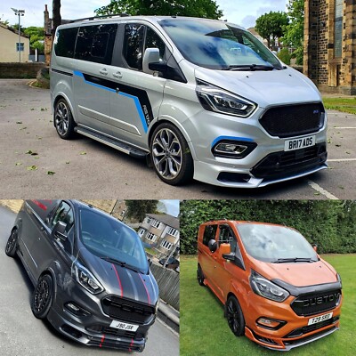 Ford Transit Custom Front Bumper 2018 bodykit Transit custom Lip kit ...