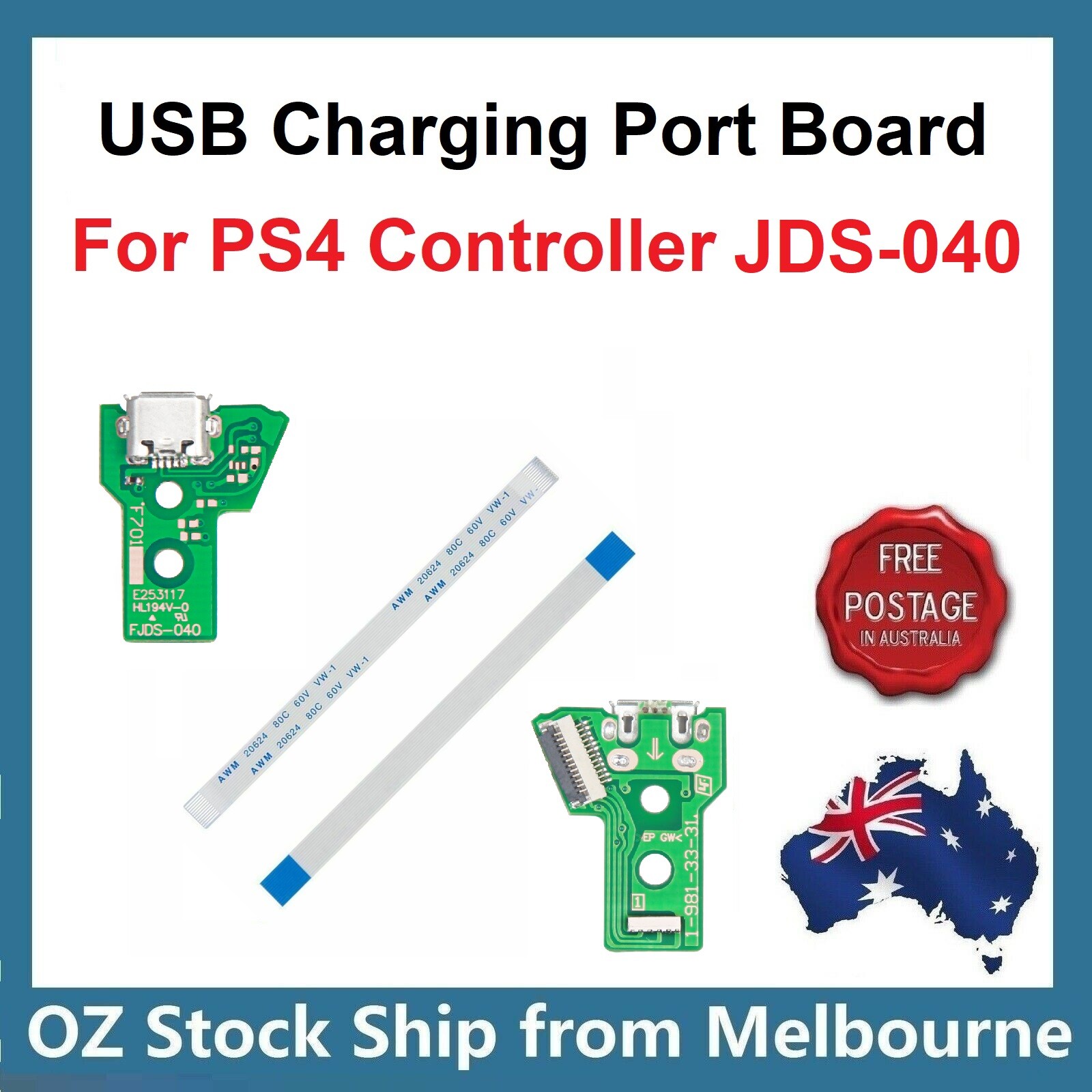PS4 Playstation 4 Controller Charging Port Socket JDS-001 011 030 040 ...