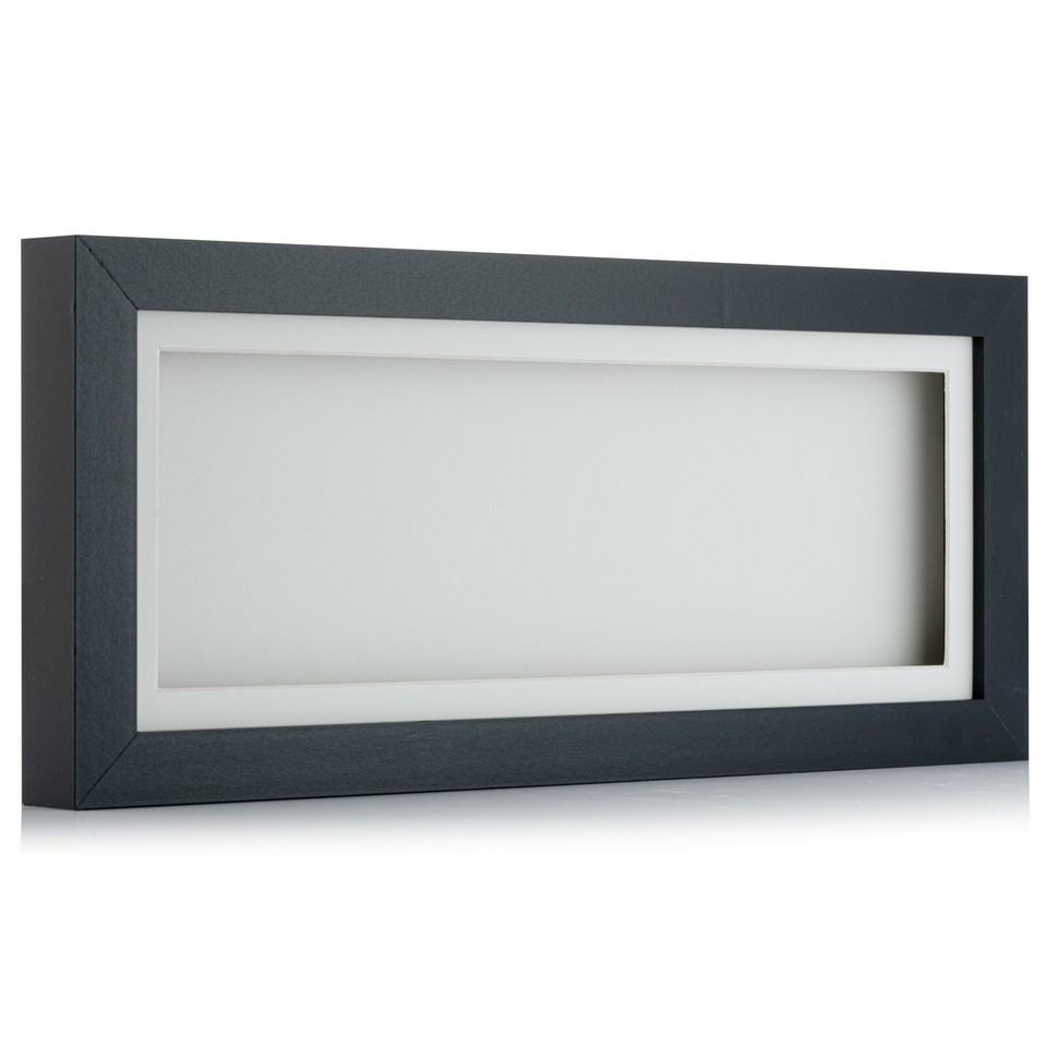 3D 1" Cube Range PANORAMIC Deep Box Shadow Frames Memory Box Display ...