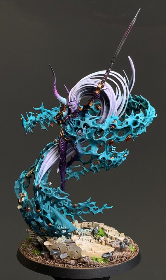Warhammer 40K The Yncarne Ynnari Avatar God HQ Painted Eldar Aeldari ...