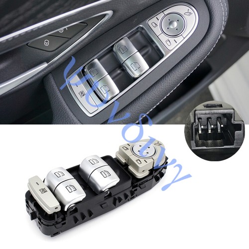 >For Mercedes W205 W213 X253 3-Pins Master Window Adjust Switch Assy w ...
