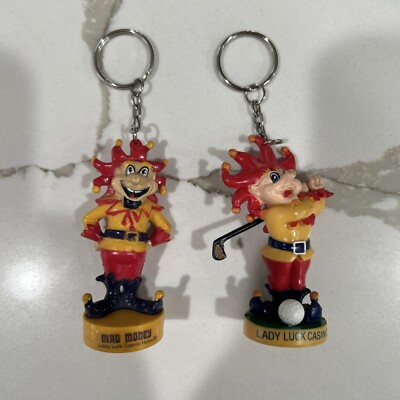 Lot Of 2 Vintage LADY LUCK CASINO "Mad Money®" Jester | eBay