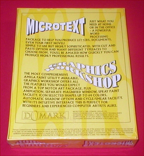 Microtext & Graphics Workshop for the Commodore Amiga 500 1000 2000 ...