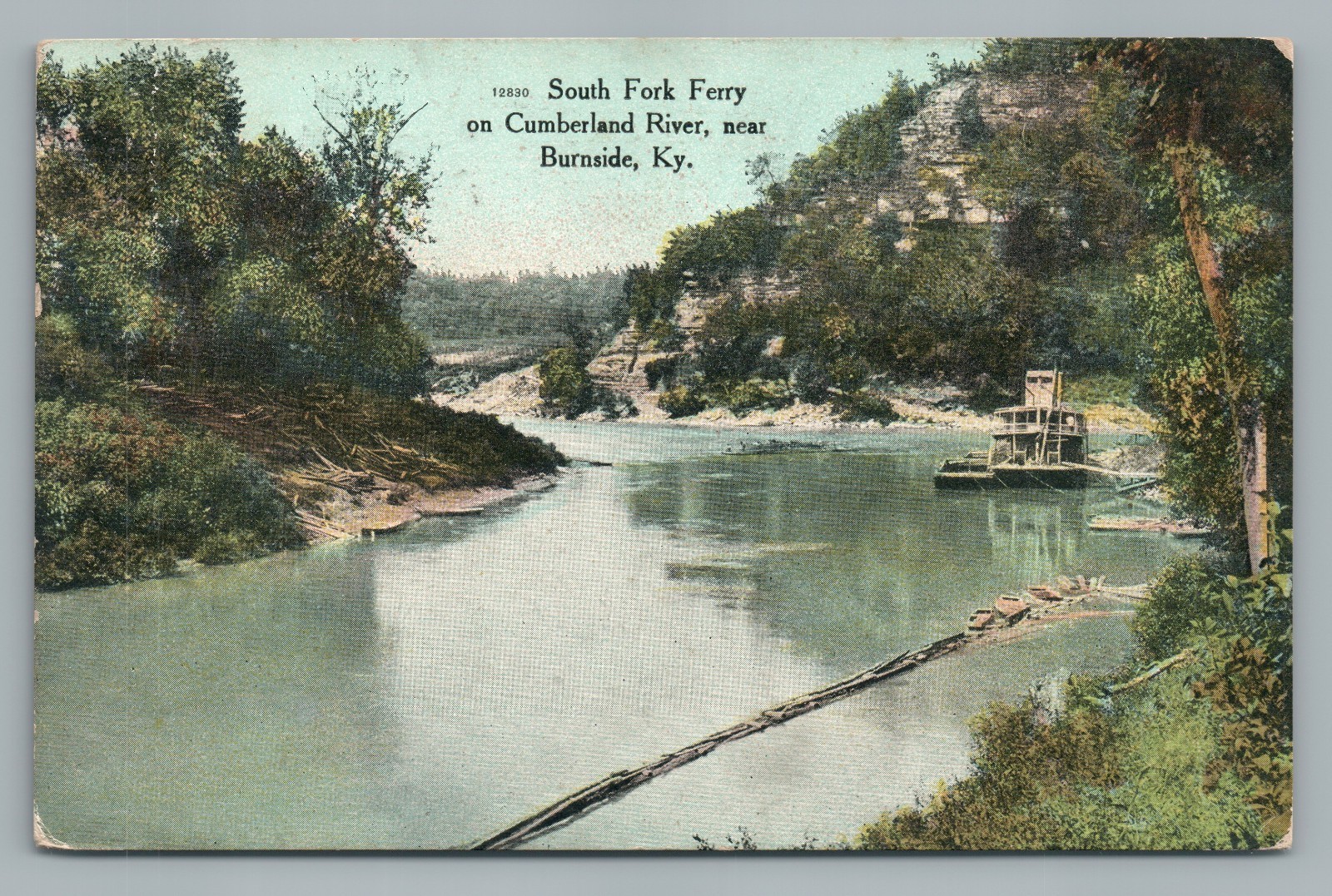 South Fork Ferry BURNSIDE Kentucky—Rare Pulaski County KY River ...