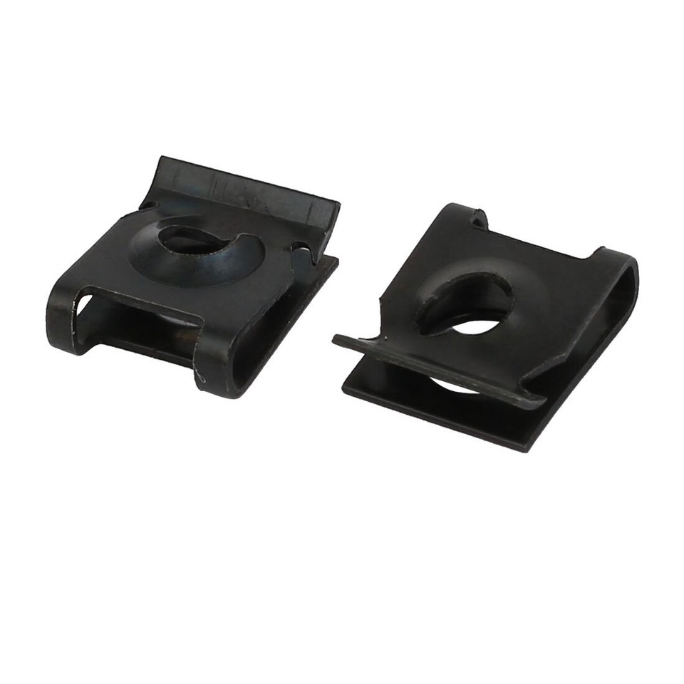 20pcs Spring Steel Speed Fastener U Nut Clip Black for M5 / ST4.8 Screw ...