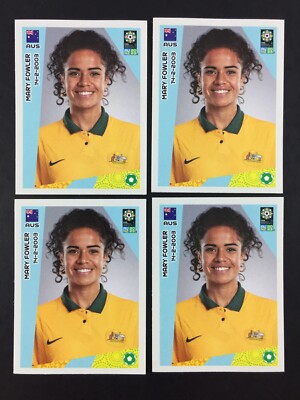 Mary Fowler Rookie RC Lot 4 Sticker Panini Women's World Cup 2023 #89 ...