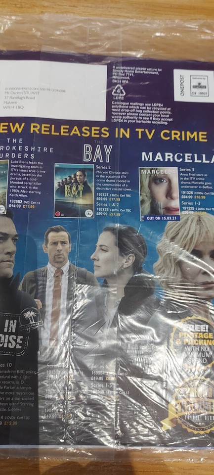 SIMPLY DVD PROMO MAGAZINE 2021 THE SERPENT JENNA COLEMAN BBC FINDING ...