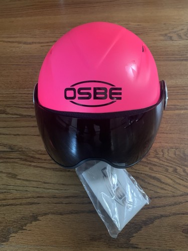 OSBE Snowboard /Ski Helmet 56 with extra visor - Proton Jr Pink - for ...
