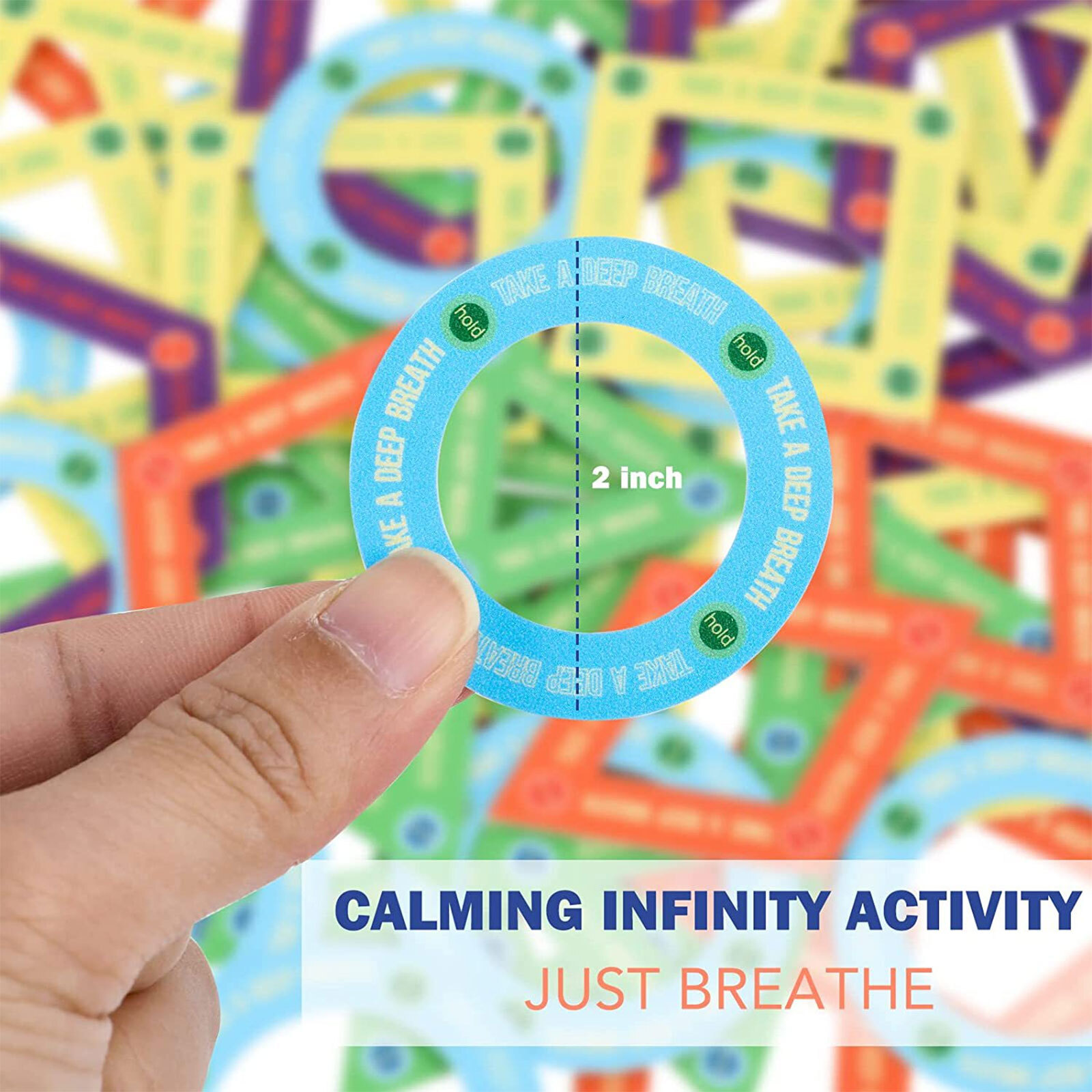 50Pcs Calm Stickers Set 5 Styles Tactile Rough Textured Stickers ...