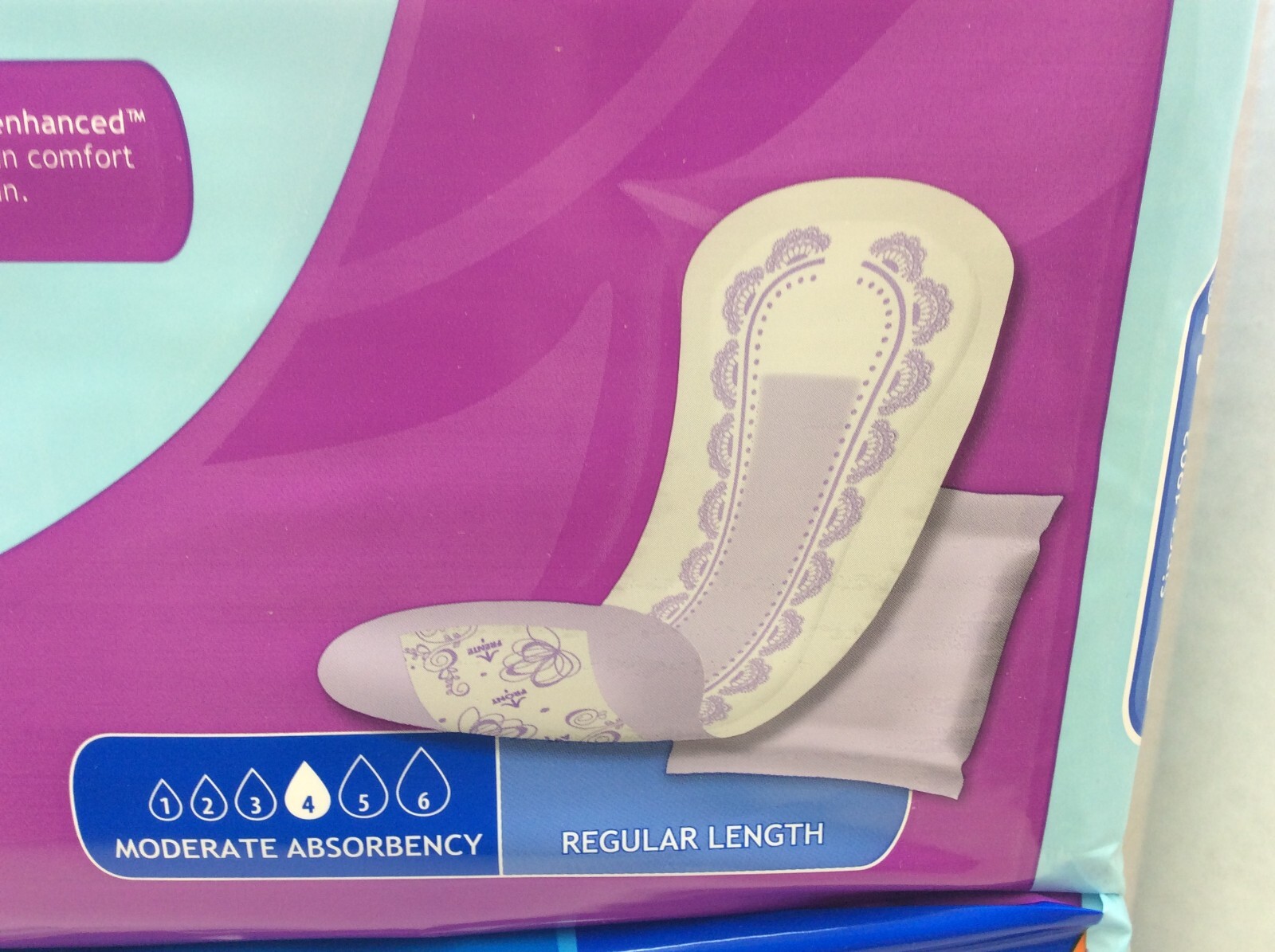 Rexall Incontinence Pads for Women, 4 Moderate Absorbency, Regular ...