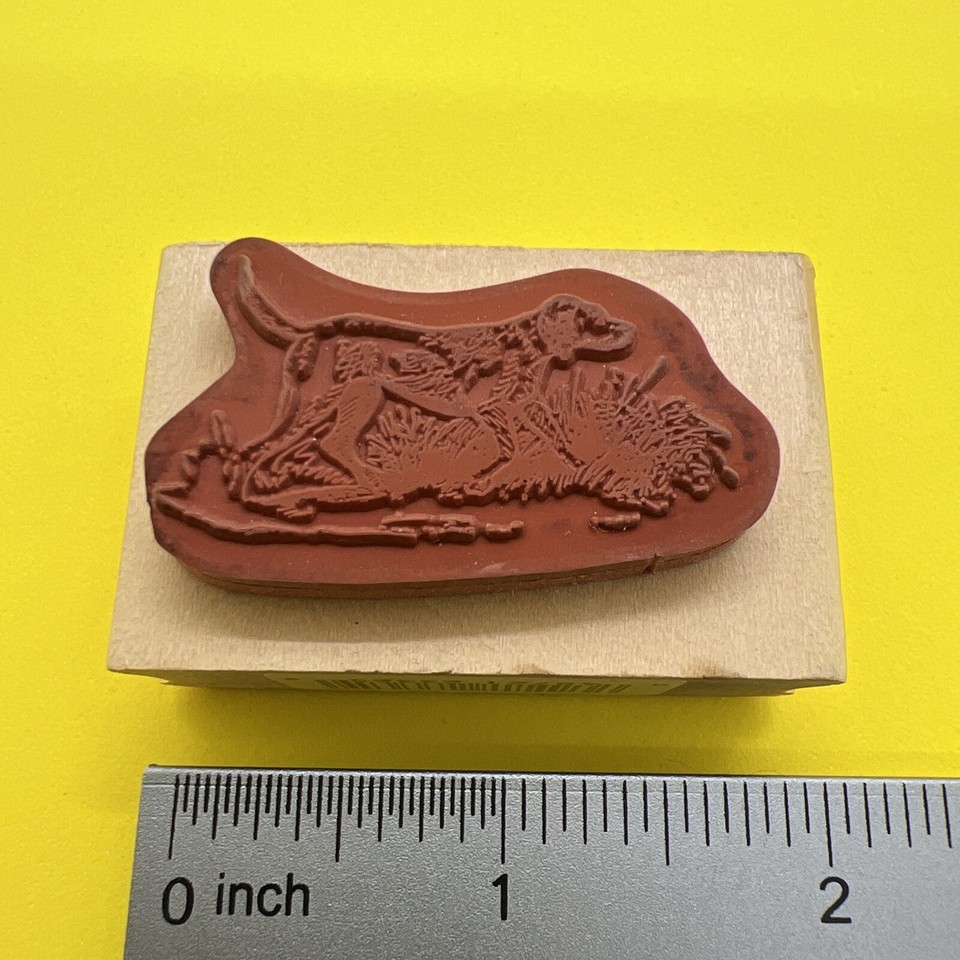 A9, Anita’s Rubber Stamp, Hound dog, Pointer, EUC | eBay
