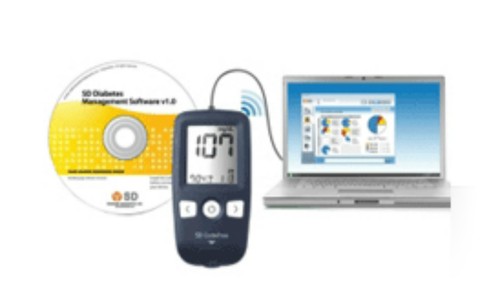 Management Data Cable & Software for use with SD Codefree & GlucoNavii ...