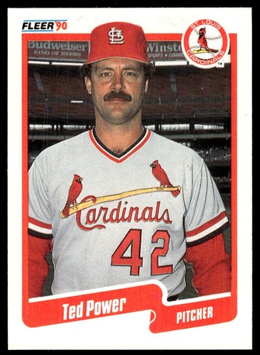 1990 Fleer Baseball Card Ted Power St. Louis Cardinals #258 | eBay