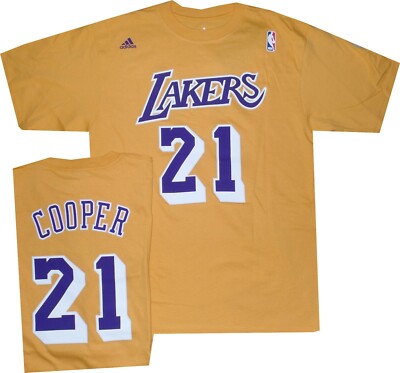 Los Angeles Lakers Lakers Michael Cooper Throwback Adidas T Shirt New ...