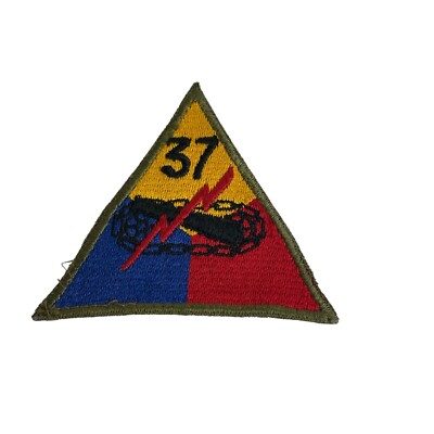 US Army 3" Patch 37th Armored Tank Battalion, WW2 | eBay