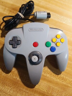 Nintendo 64 N64 Gray Controller Authentic Tested & Working 23545041178 ...