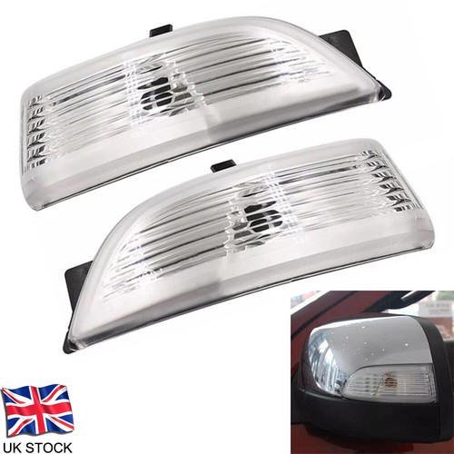 LEFT & RIGHT SIDE WING MIRROR INDICATOR LENS COVER FOR Ford Ranger T6 ...