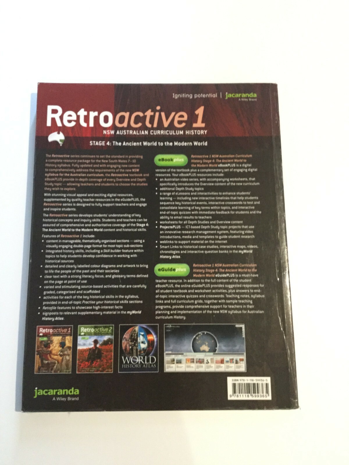Jacaranda Retroactive 1 Stage 4 World History | eBay