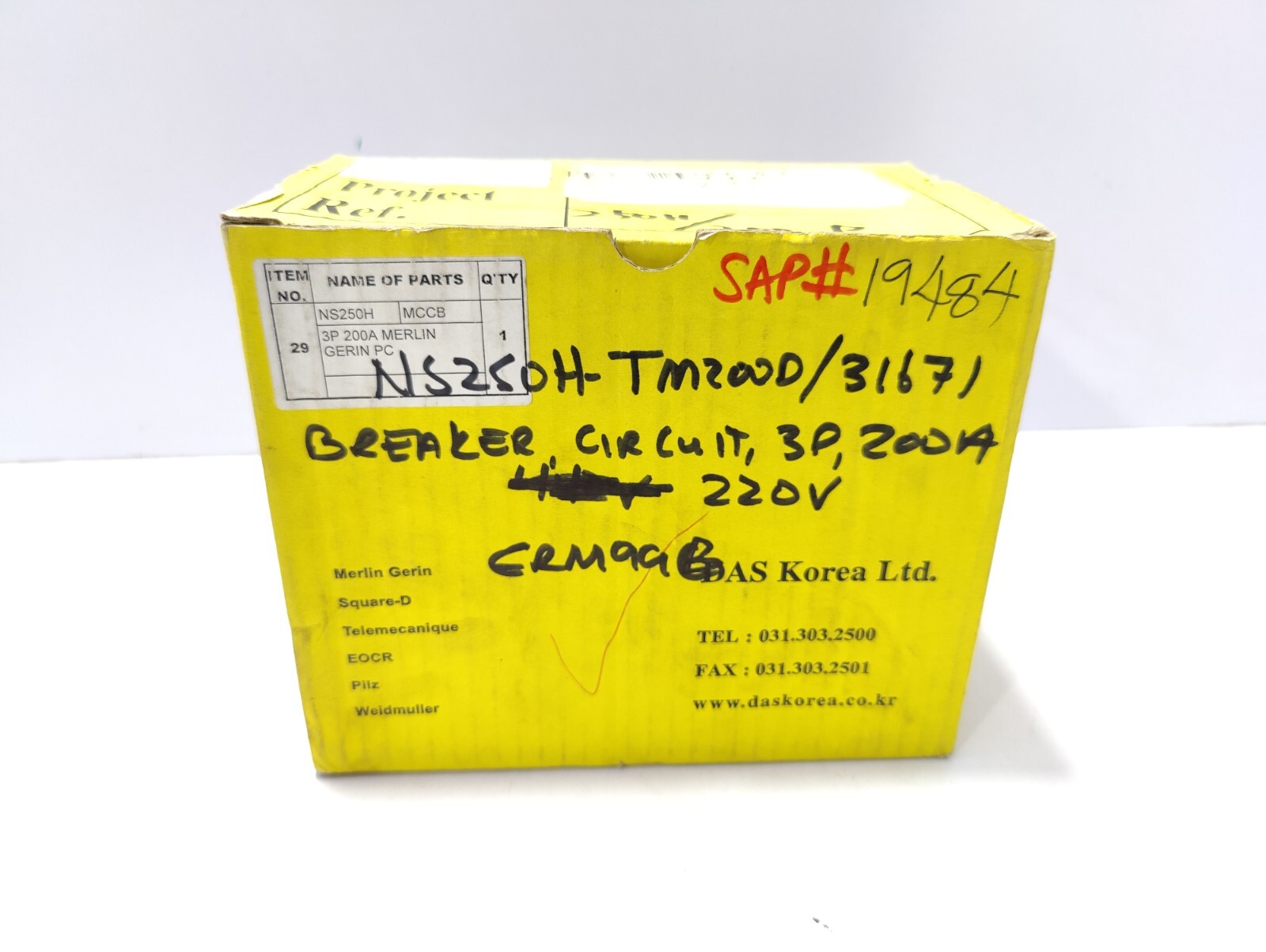 Merlin Gerin NS250H Circuit Breaker NS250H-TM200D / 31671 | eBay Australia