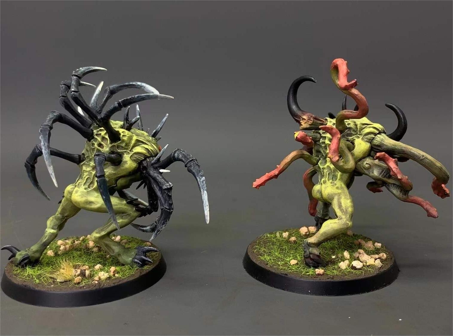 Warhammer Age of Sigmar Beasts Of Chaos Chaos Spawn army Painted Games ...