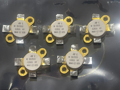 Lot of 5 ST SD2933 RF Power Transistors ( USED Tested Good ) | eBay