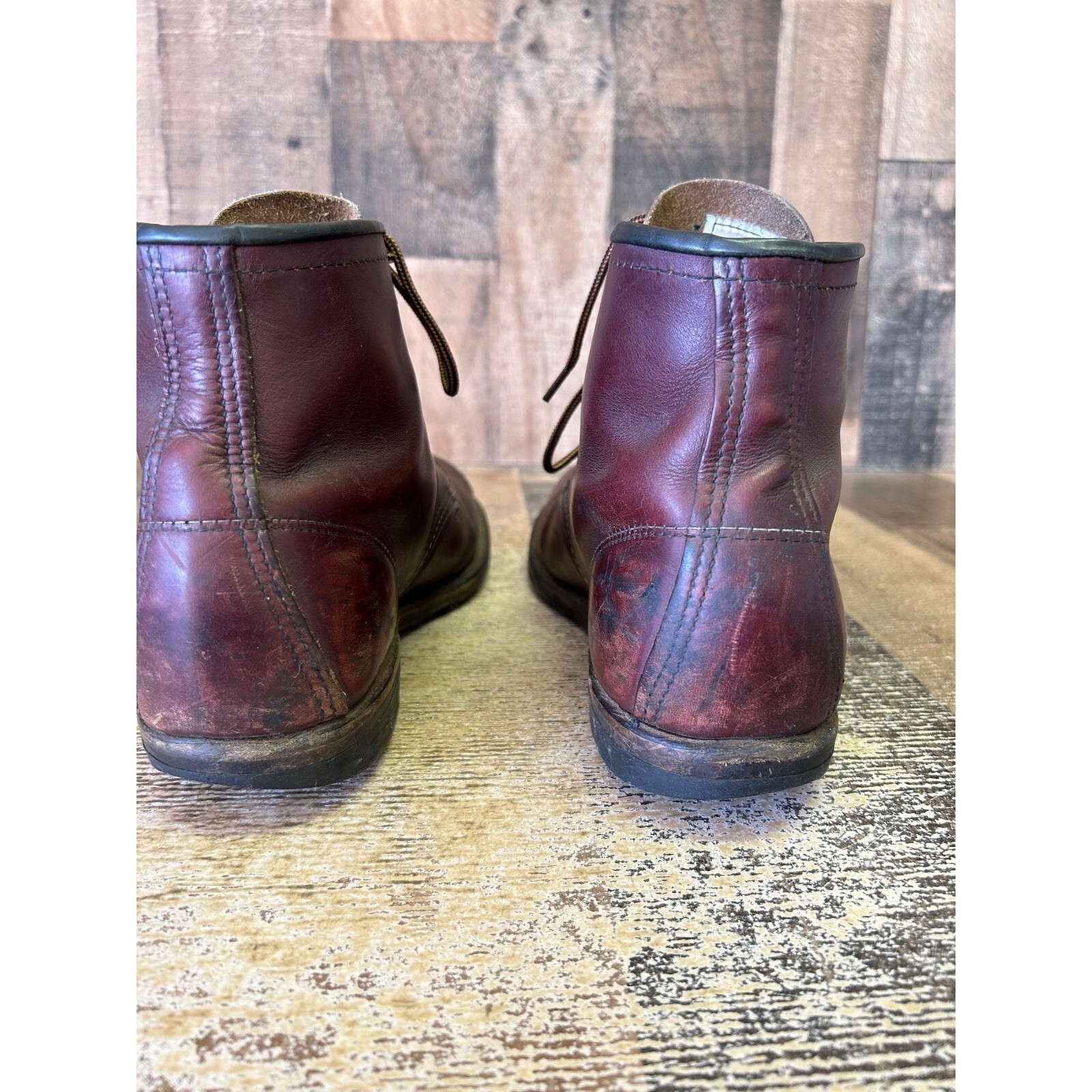Red Wing 9011 Beckman Black Cherry Work Boots Mens 7.… - Gem