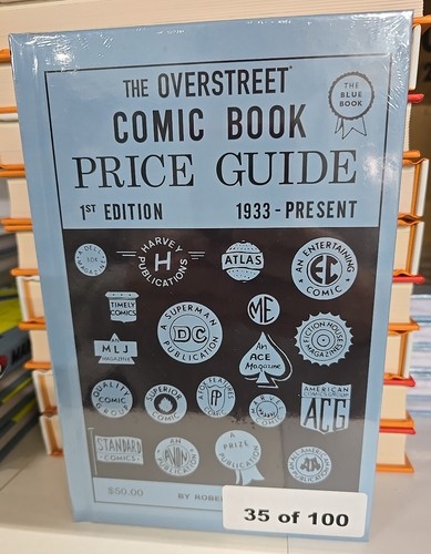SIGNED Overstreet Comic Book Price Guide #1 Facsimile 35/100 Hardcover ...