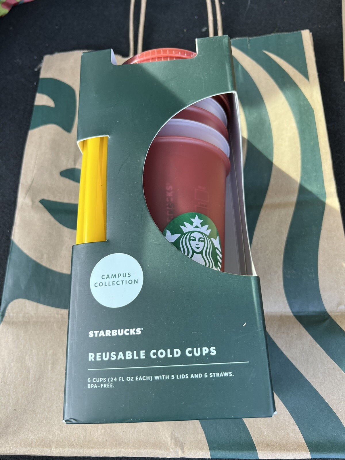 Starbucks 2022 ASU Reusable Cold Cups Campus Collection NEW | eBay
