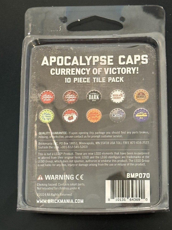 Brickmania® Apocalypse Caps Fallout new | eBay