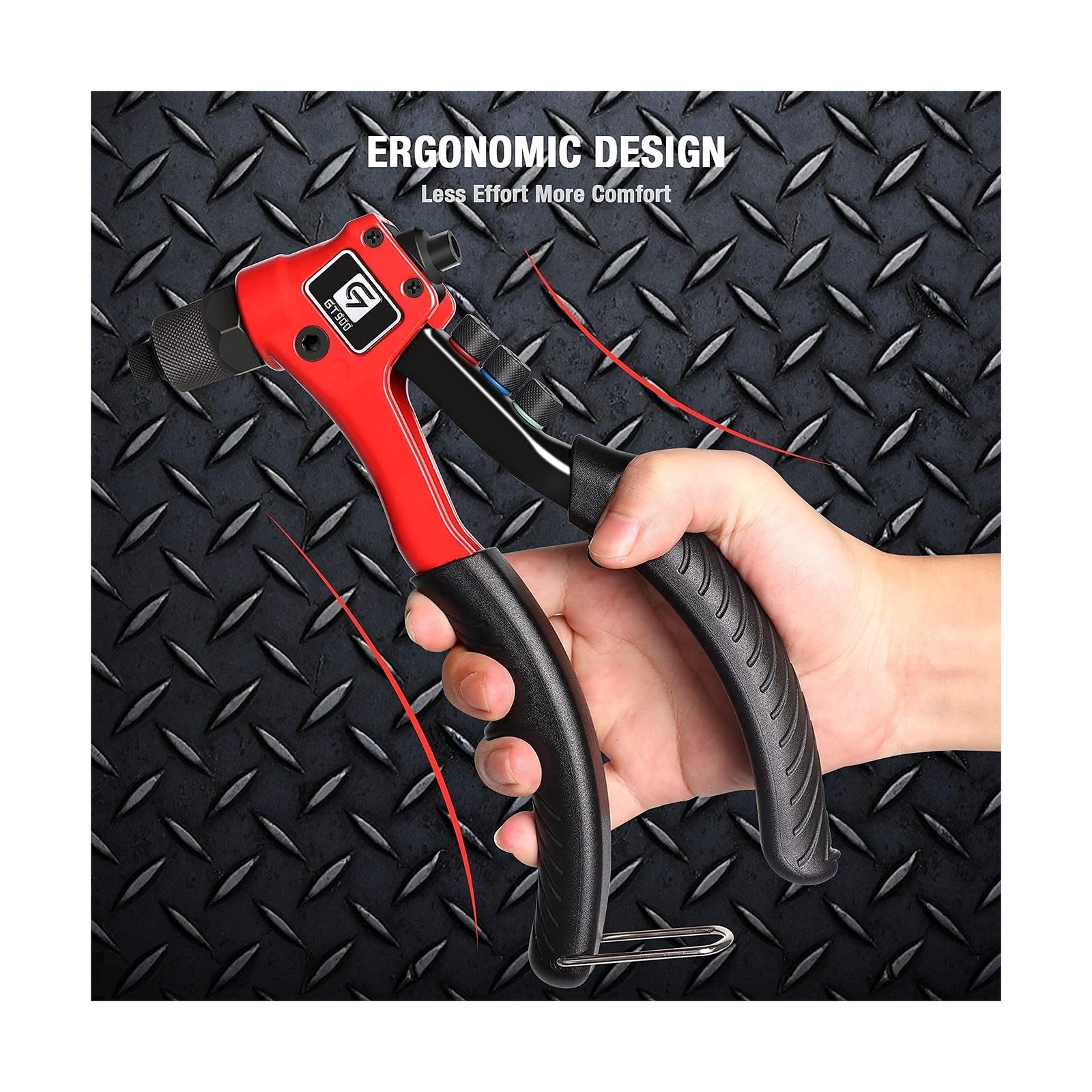 Rivet Gun GIANTISAN Pop Rivet Tool Kit With 200 Rivets And 4 Drill rivet-gun-giantisan-pop-rivet-tool-kit-with-200-rivets-and-4-drill